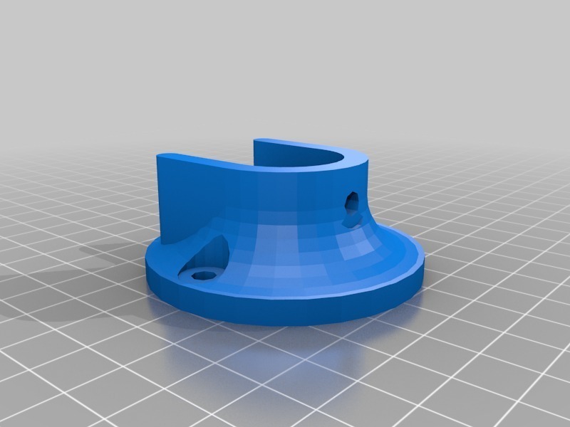 Free 3D file Pipe Mounting Flange for my Spool Holder・3D print design ...