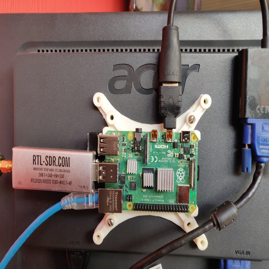Free 3D file Raspberry Pi mount - VESA Compatible 🔌・3D printable model ...