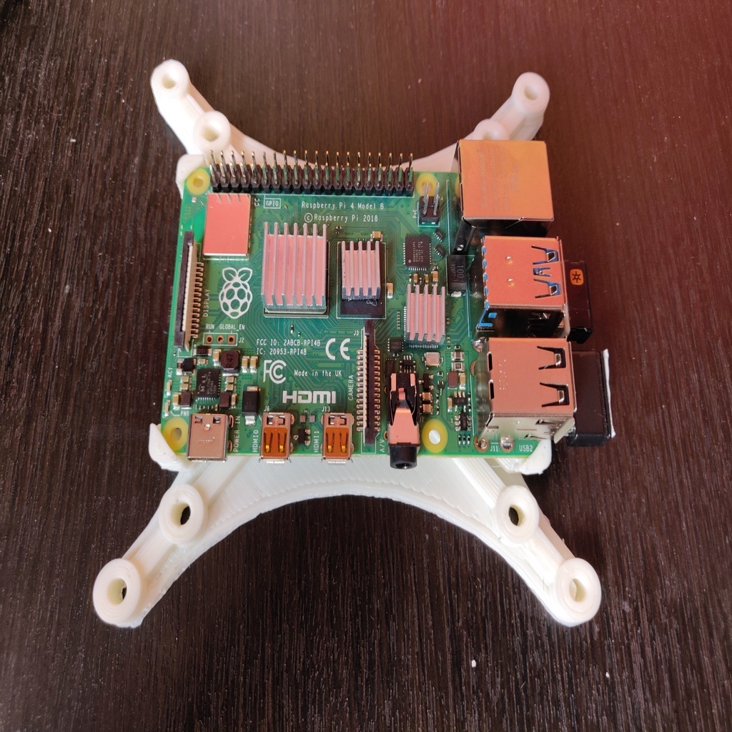 Free 3D file Raspberry Pi mount - VESA Compatible 🔌・3D printable model ...