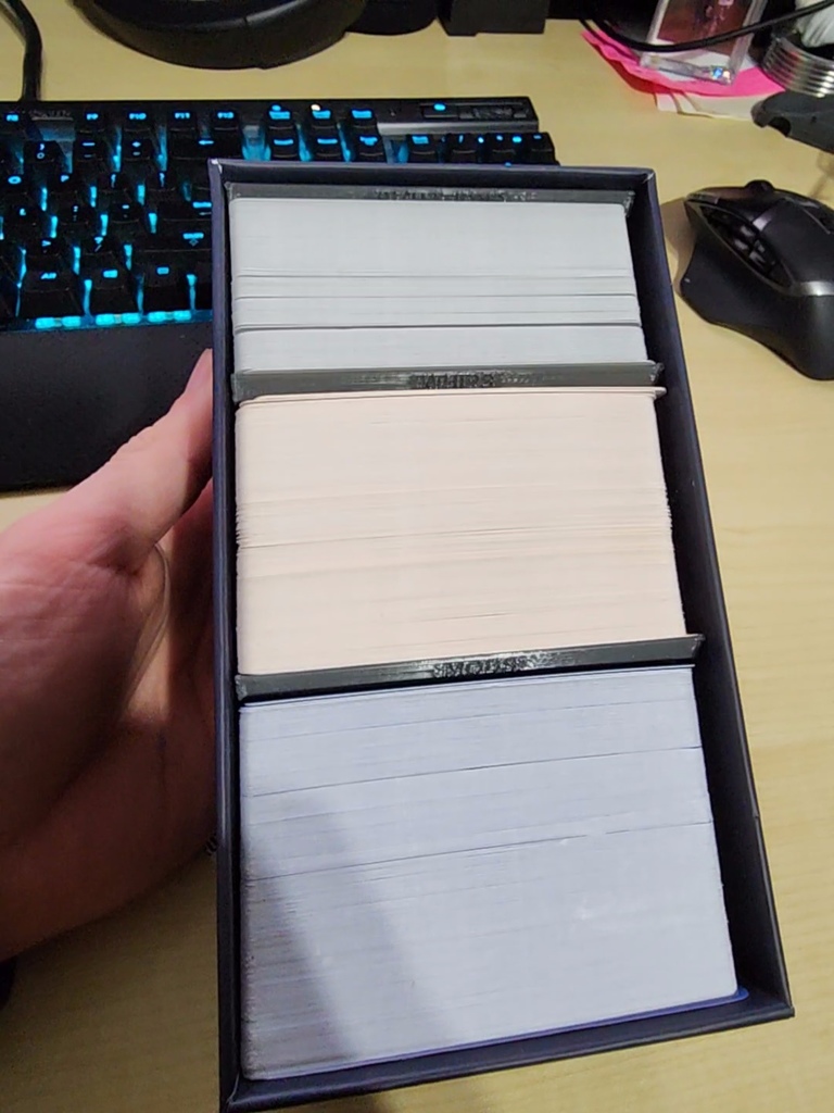 Free 3D file Hoopties Card Game Box Separator・3D printing idea to ...