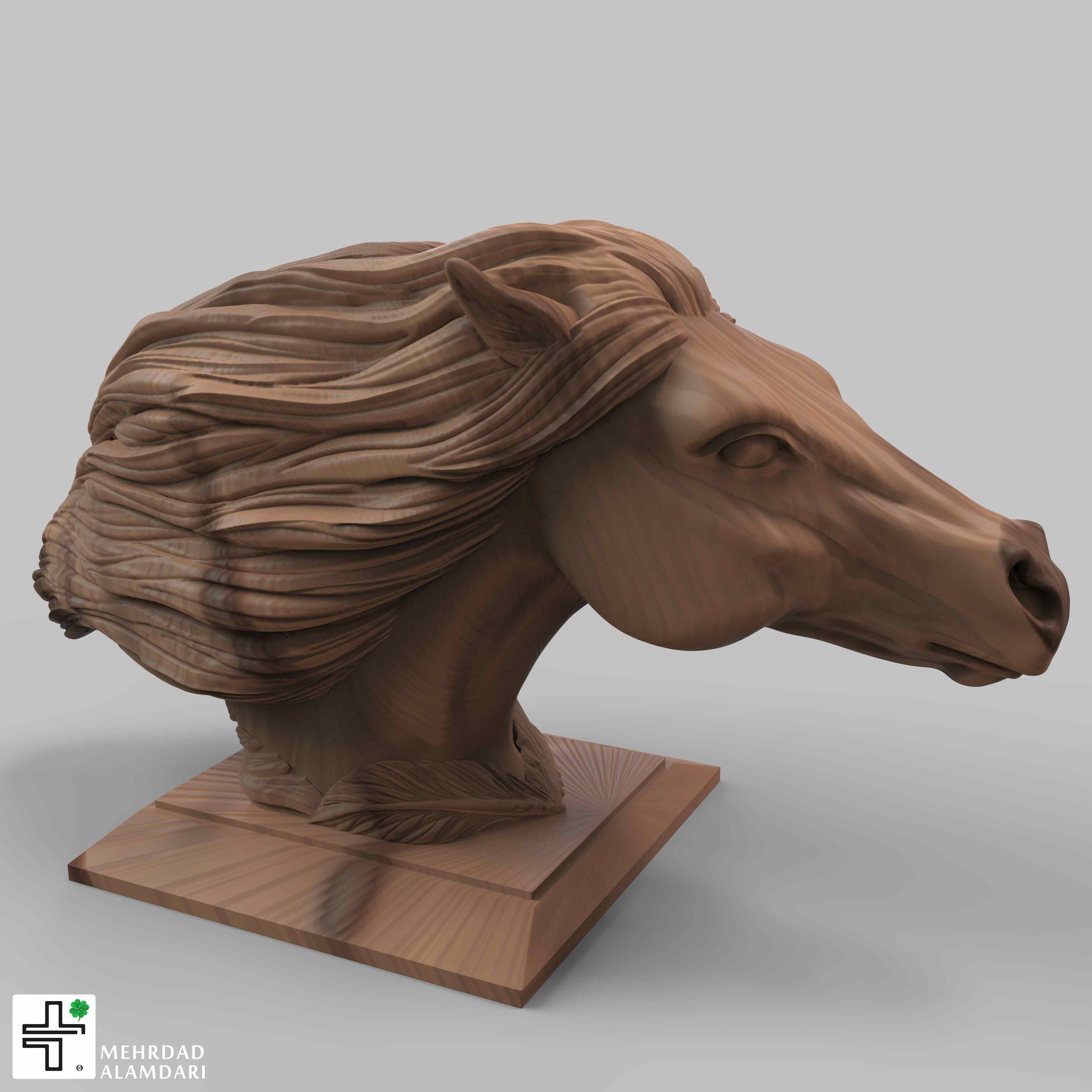 3D file Indain_Horse・3D printer model to download・Cults