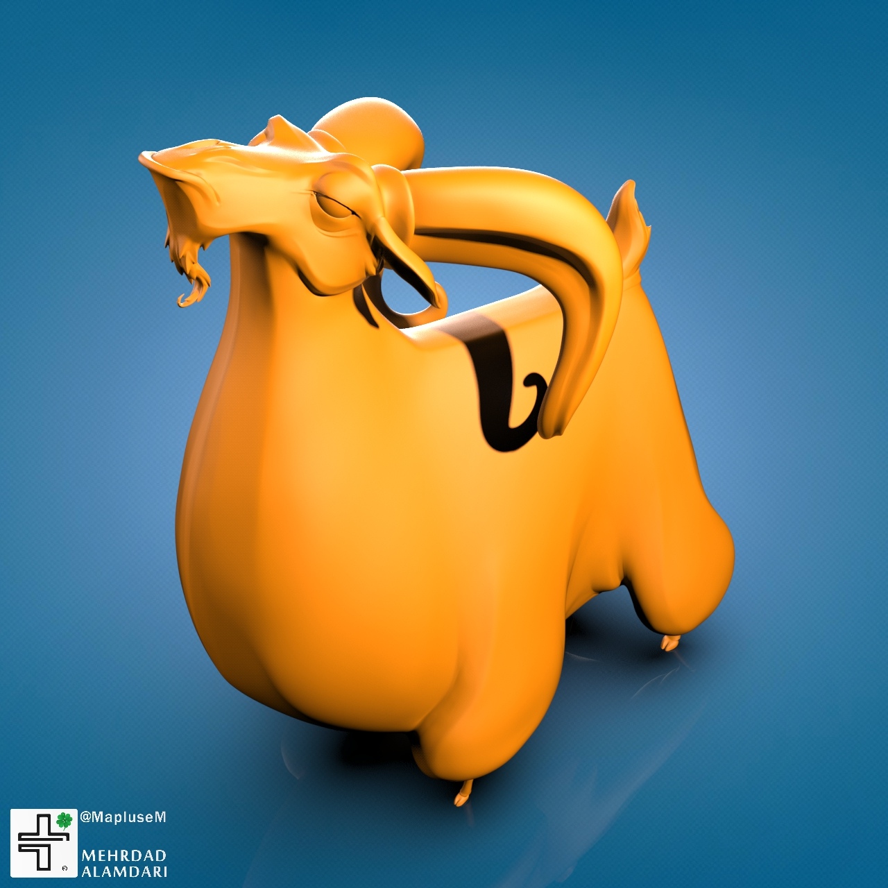 3D file selfish_Goat 🐐・3D print model to download・Cults