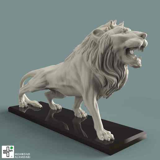 Download STL file Lion • 3D printing model ・ Cults
