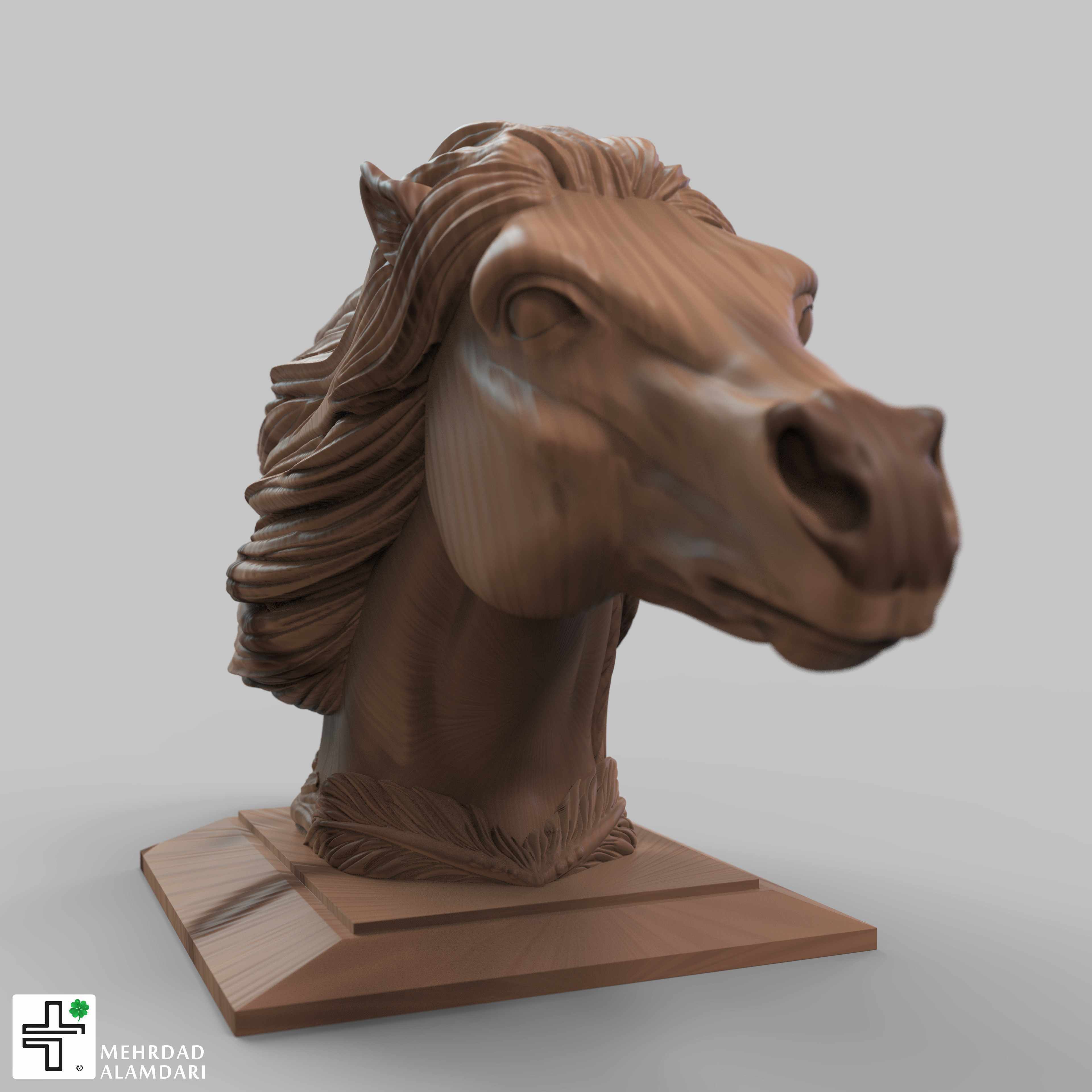 3D file Indain_Horse・3D printer model to download・Cults