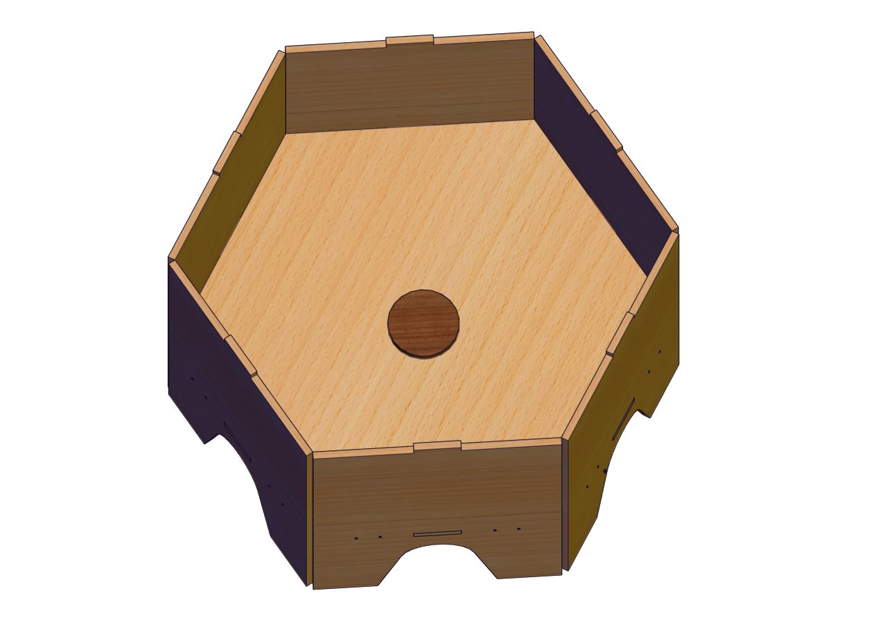 3D file Wood Rotating Dining Table Design V1-TBRI61450776 🪵・3D ...