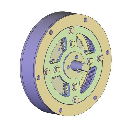 Download STL file Ravigneaux gear set-planetary gear system • 3D ...