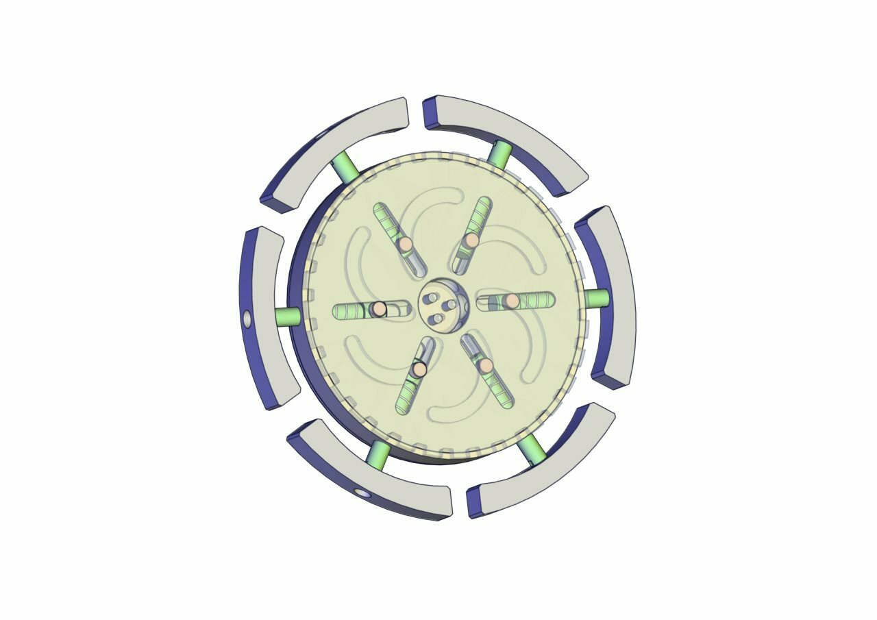 Archivo STL Mecanismo de expansión autobloqueante 1 resorte exterior 📱 ...