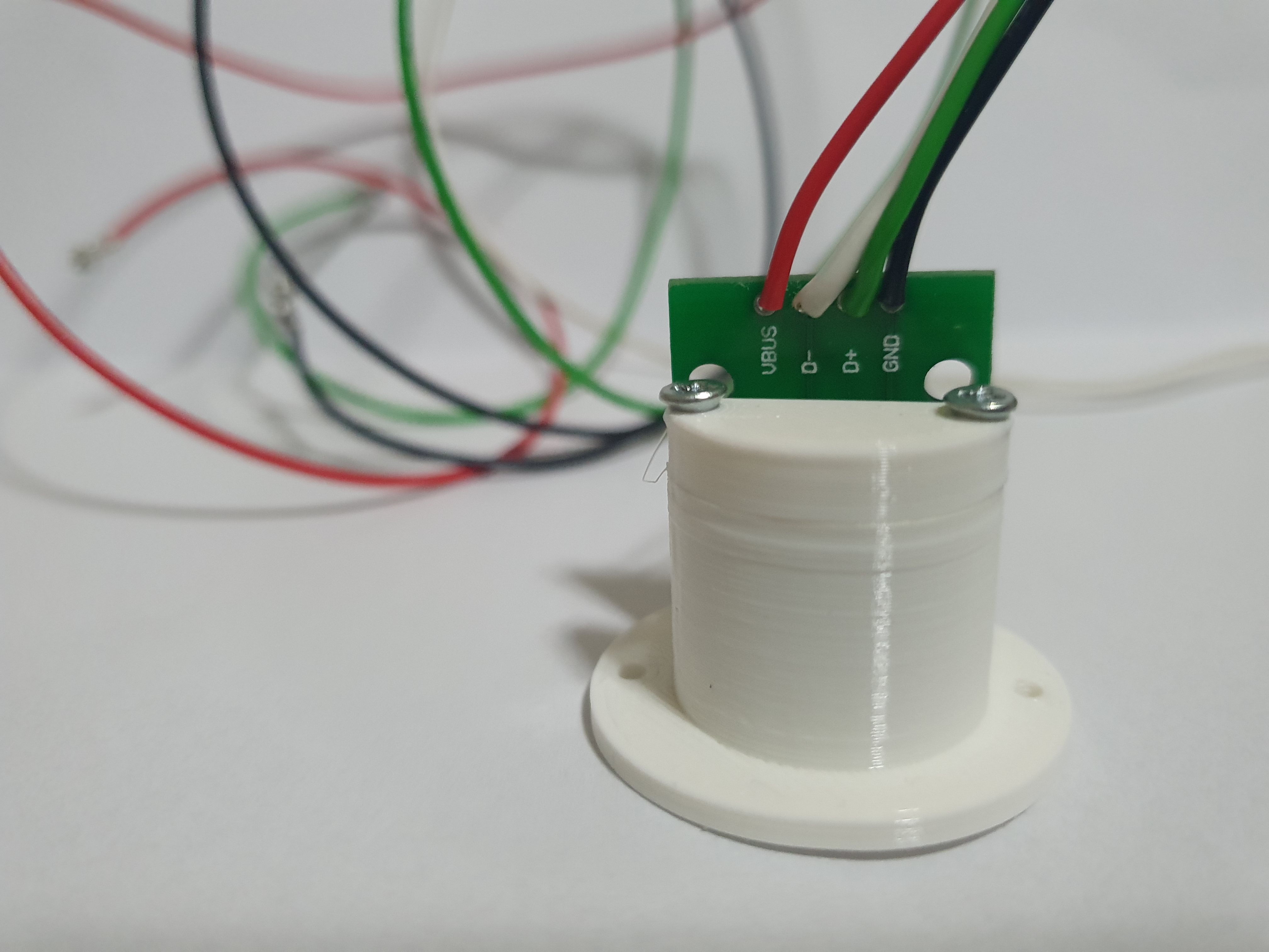 Archivo STL gratis USB Tipo B - Hembra - Montaje en panel・Objeto ...