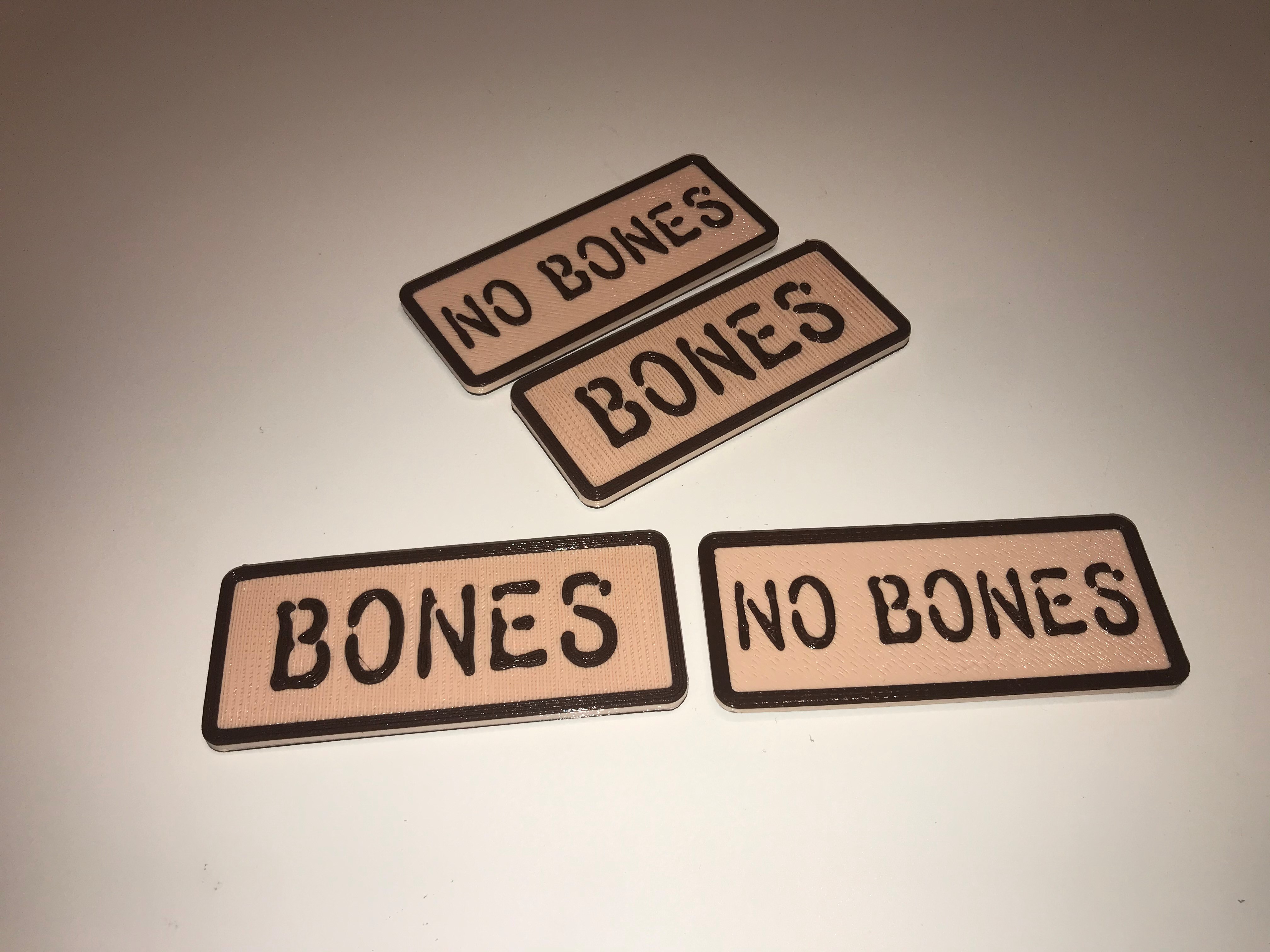 Archivo STL Bones - No Bones 🐶・Diseño de impresora 3D para descargar・Cults