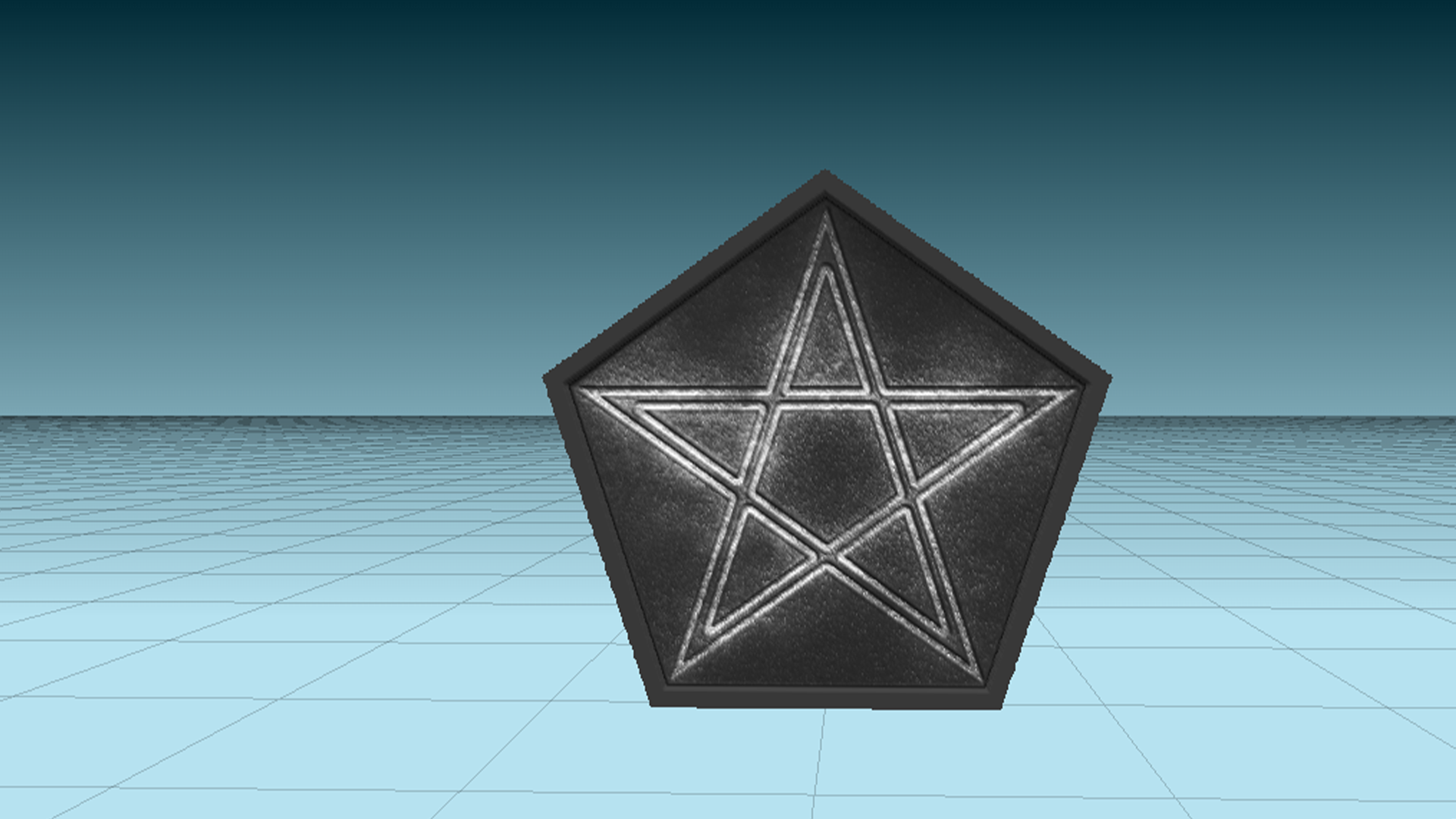 STL file Pentagram lithopane・3D printer model to download・Cults