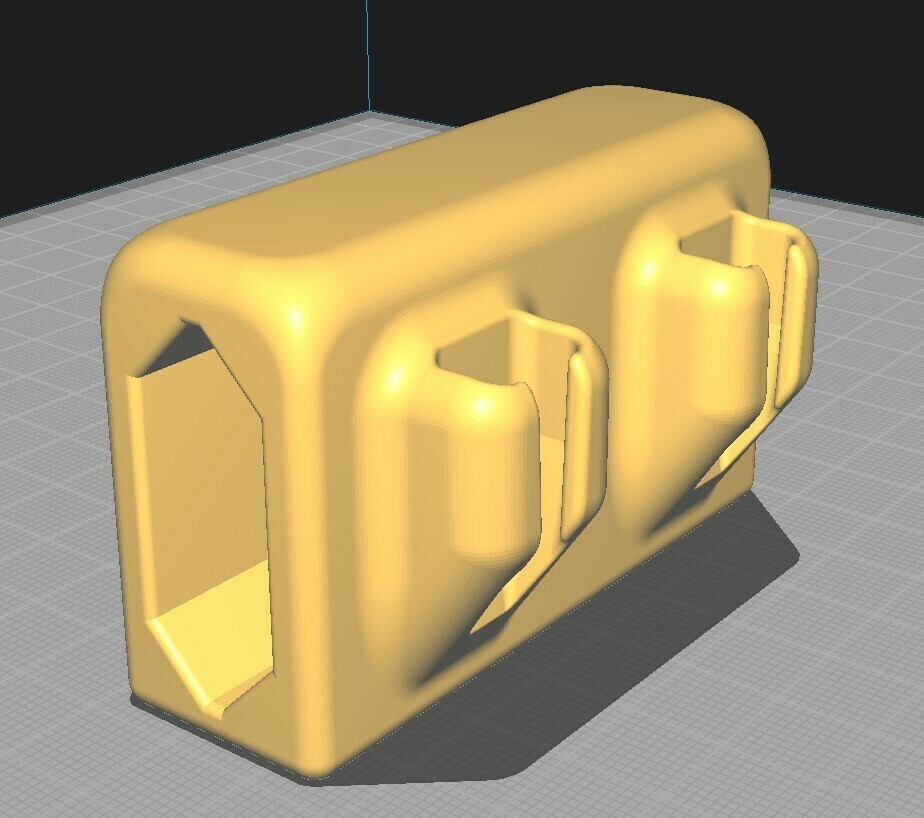 Free 3D file USB charger holder 2-pole EU plug・3D printable model to ...
