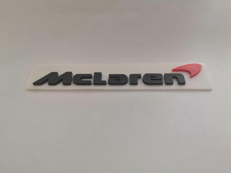 Archivo STL Logotipo de McLaren・Objeto de impresión 3D para descargar・Cults