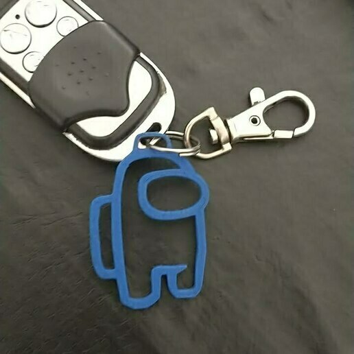 Archivo STL Among Us keychain v2 🗝️・Objeto imprimible en 3D para ...