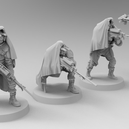 Download free 3MF file Combine Sniper Team (Half-Life) • 3D printing ...