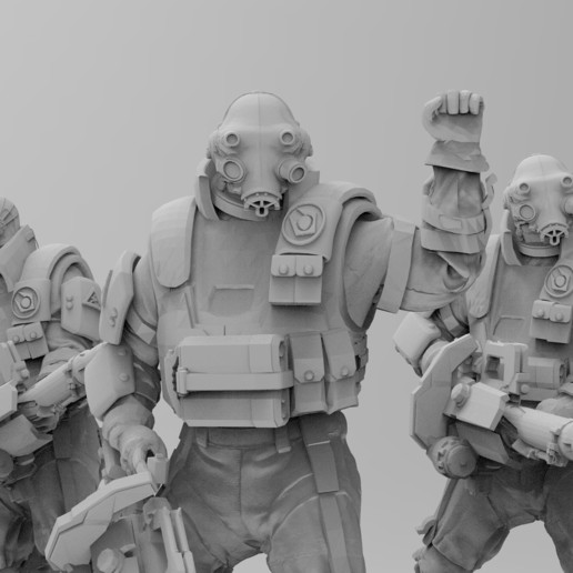 Download free 3MF file Combine Suppressors (Half-Life) • 3D printable ...