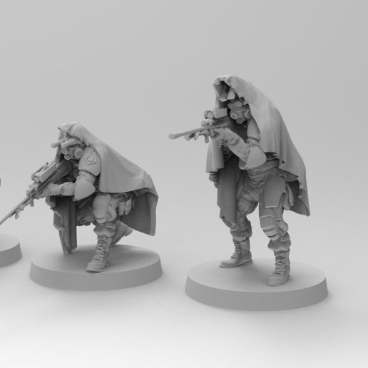 Download free 3MF file Combine Sniper Team (Half-Life) • 3D printing ...