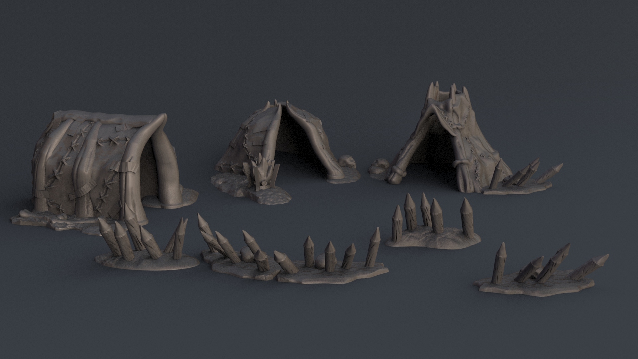 STL file Old Village・3D print object to download・Cults