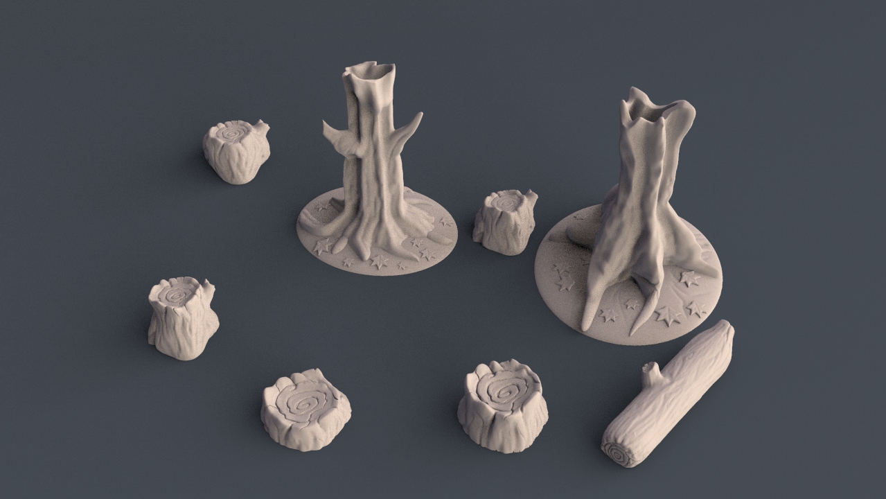 STL file Dead forest・3D printer design to download・Cults