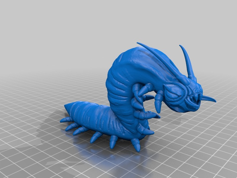 Free 3D file Carrion Crawler from D&D Essentials Kit 🎲・Model to ...