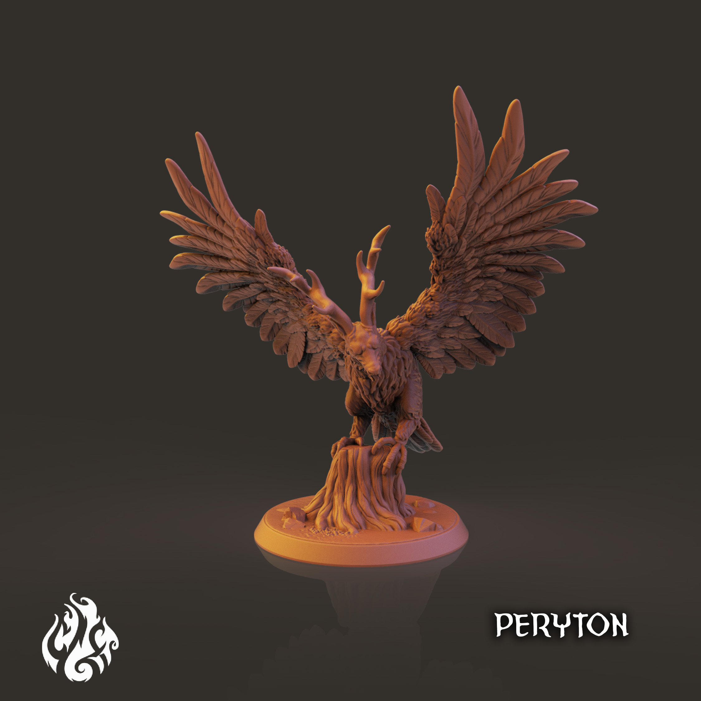 3D file Peryton・3D printing model to download・Cults