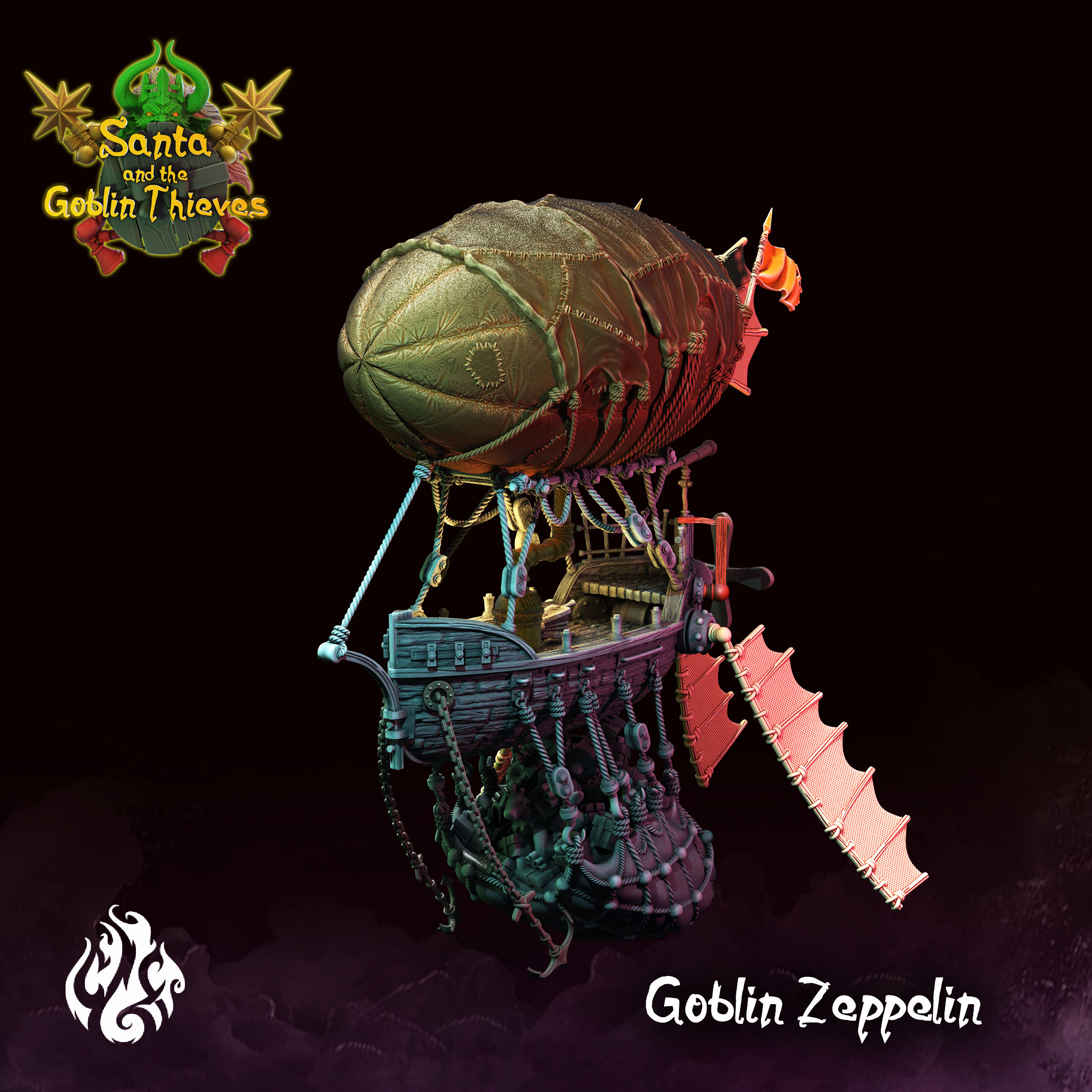 3D file Goblin Zeppelin 👺・3D printable model to download・Cults