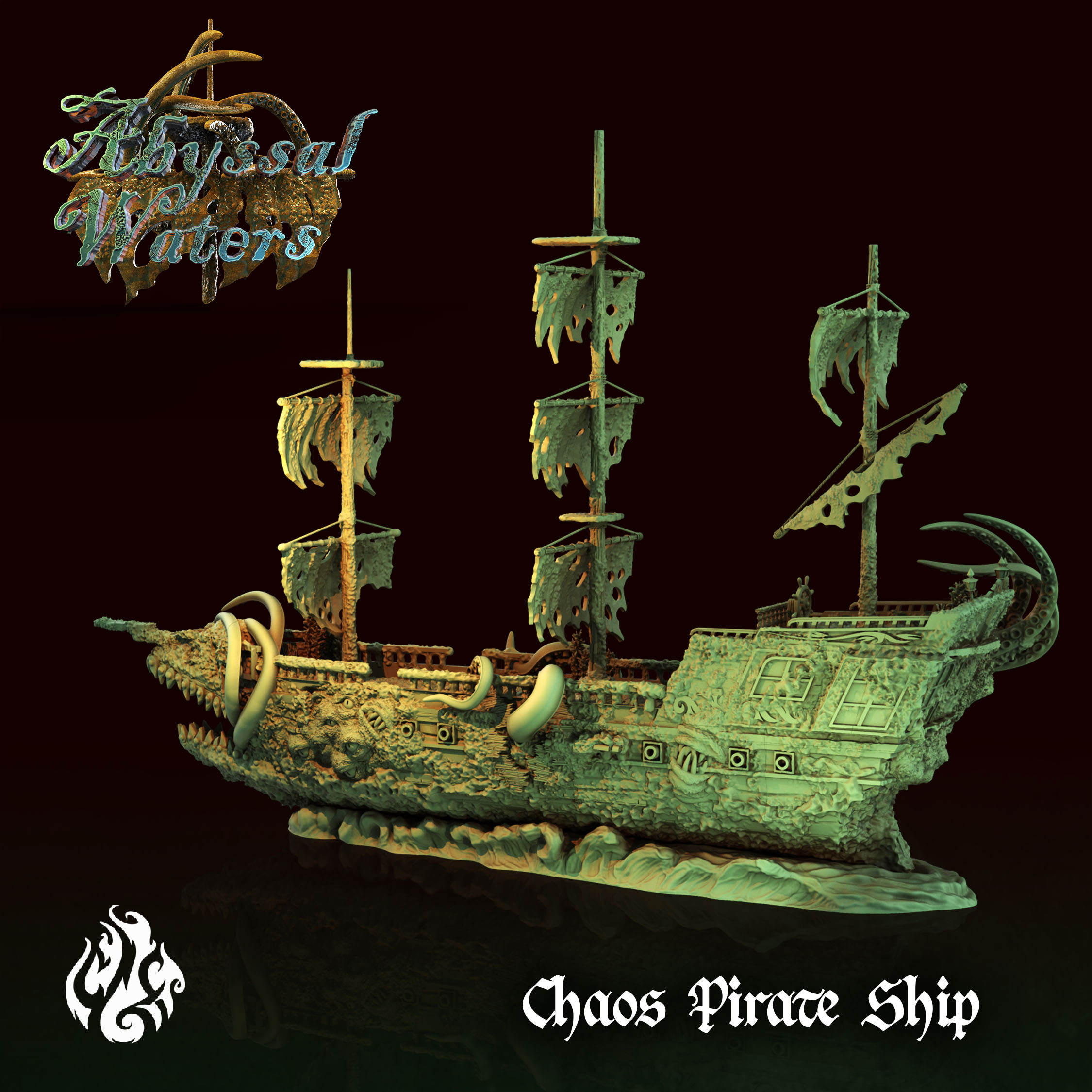 3D file Chaos Pirate Ship・Model to download and 3D print・Cults