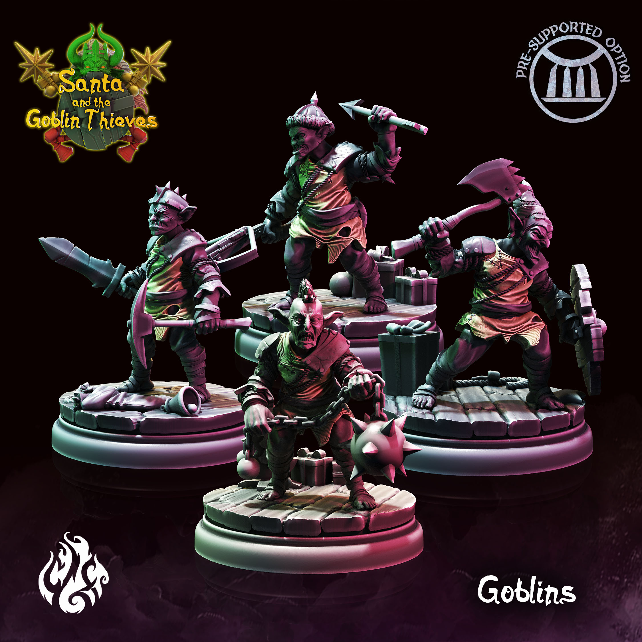 3D file Santa and the Goblin Thieves - December '21 Patreon release 🎅 ...