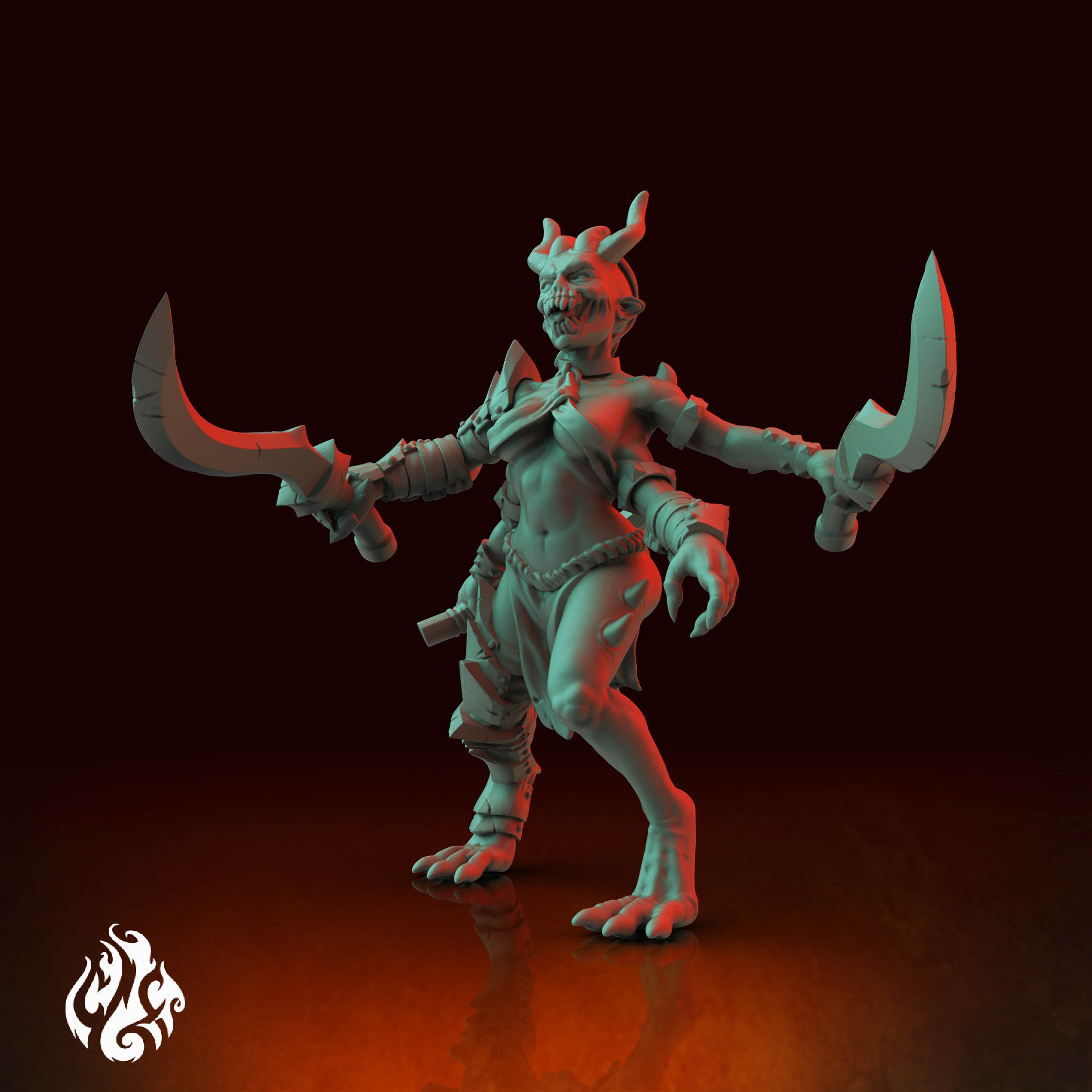 3D file Hell Amazons 😈・3D printable model to download・Cults