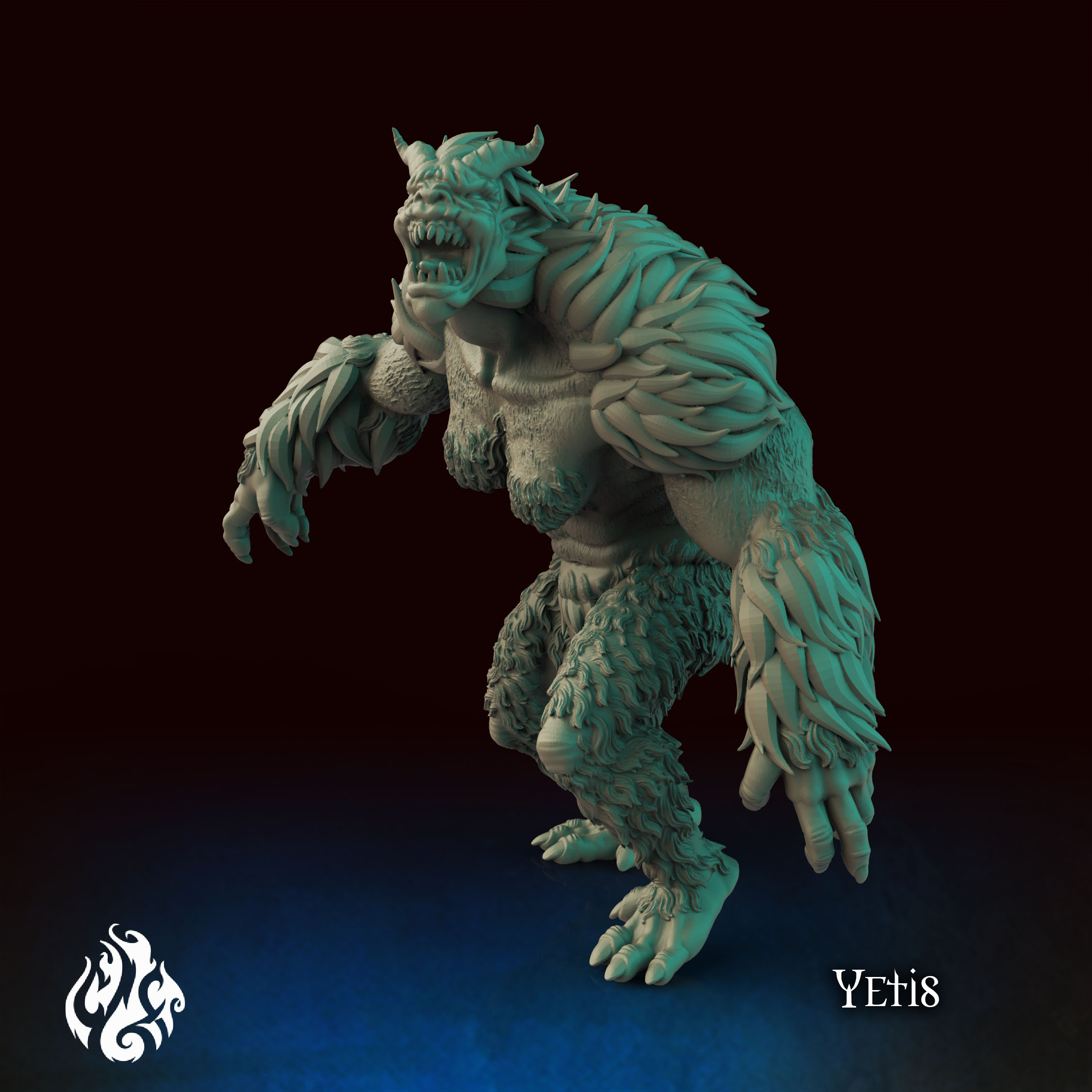 3D file Yetis・Template to download and 3D print・Cults