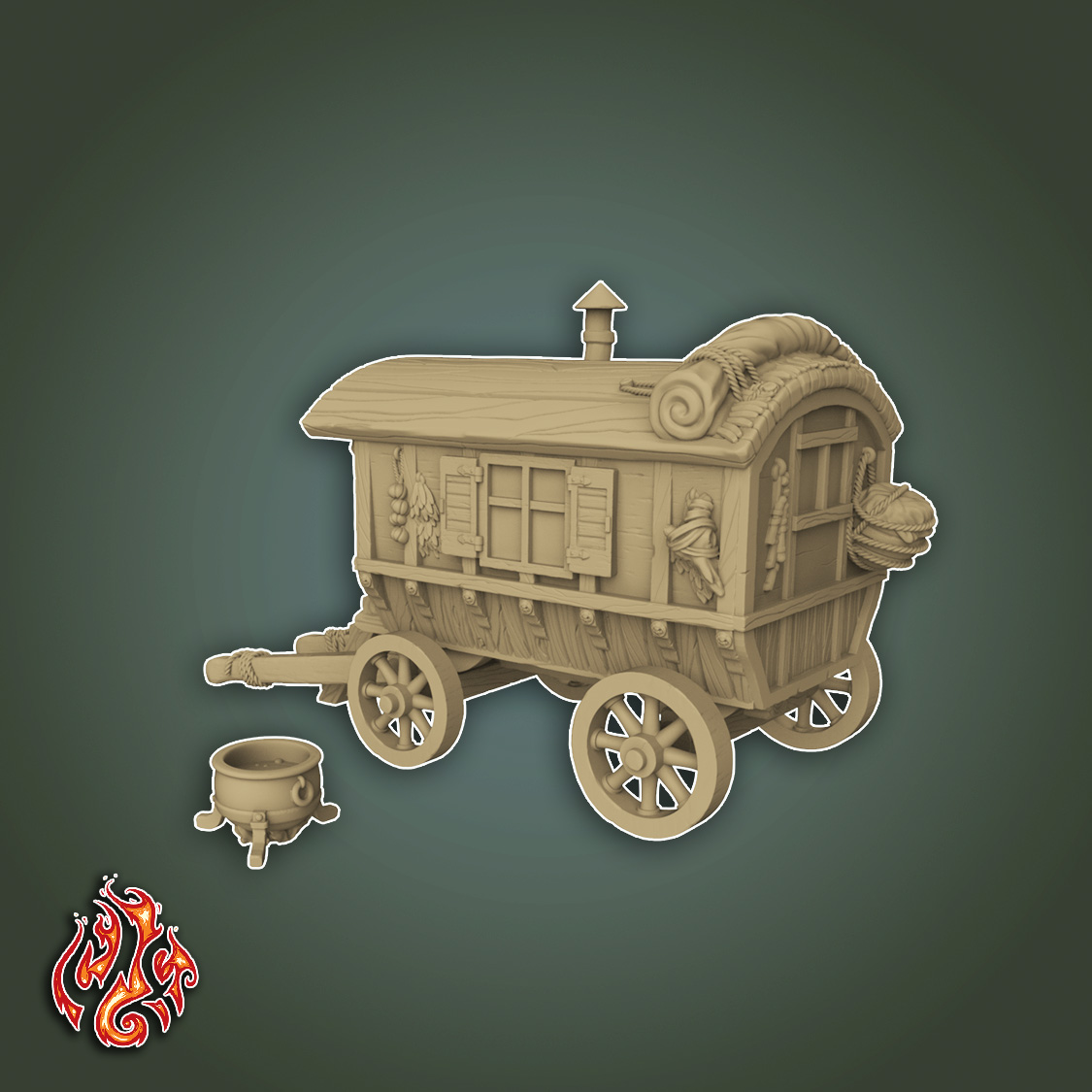 3D file Wagon・3D printer design to download・Cults
