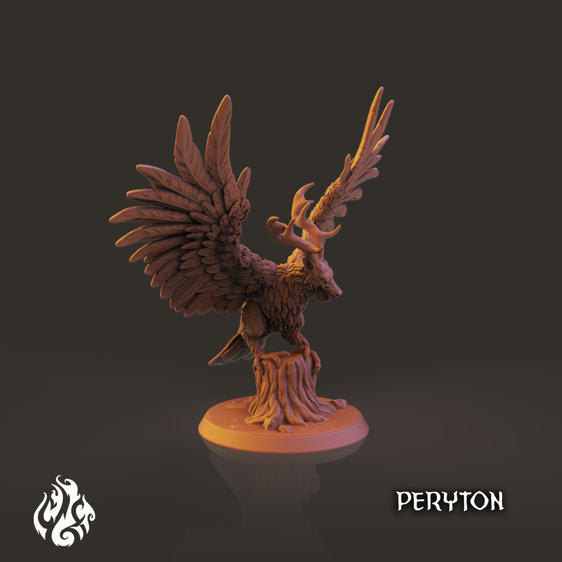 3D file Peryton・3D printing model to download・Cults