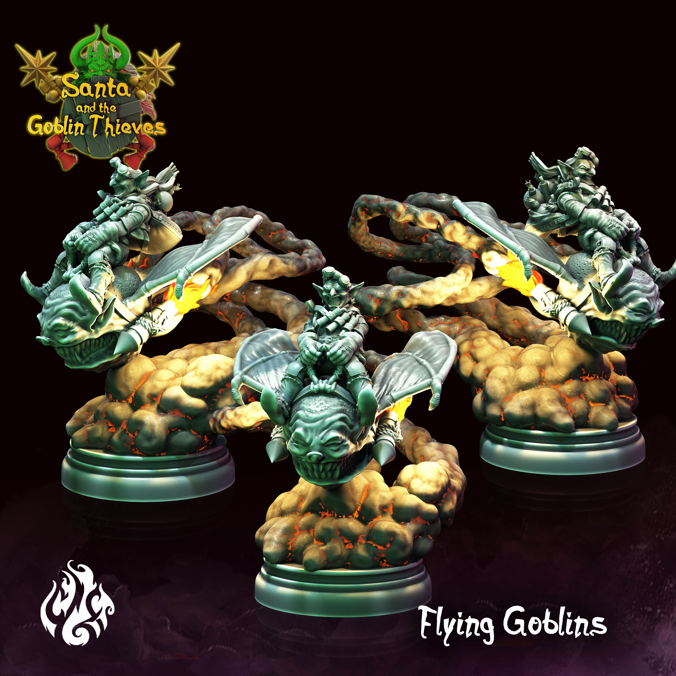 3D file Flying Goblin Bombers・3D printing design to download・Cults