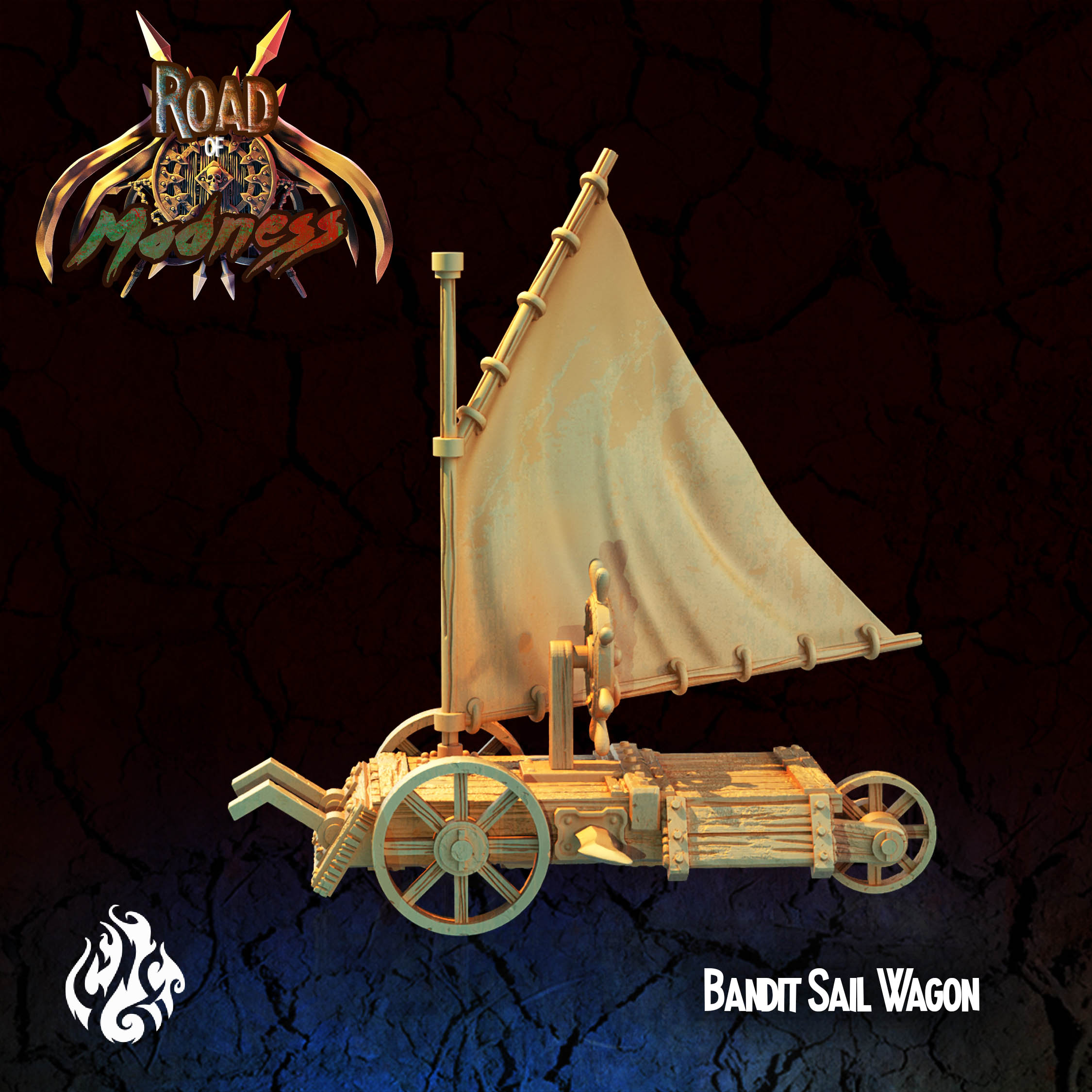 3D file Bandit Sail Wagon・3D printable design to download・Cults