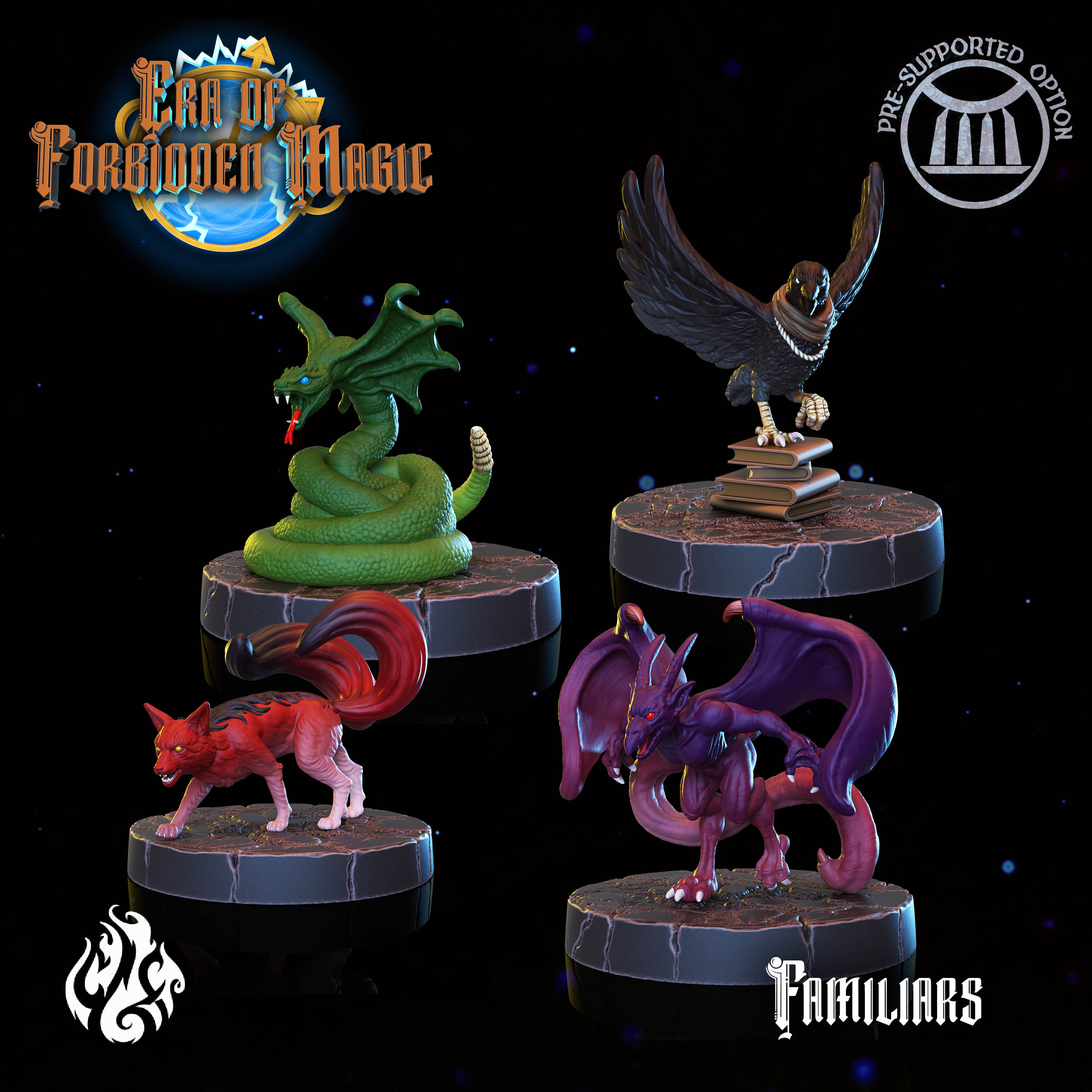 3D file March '22 Release: Era of Forbidden Magic Bundle 🪄・3D print ...