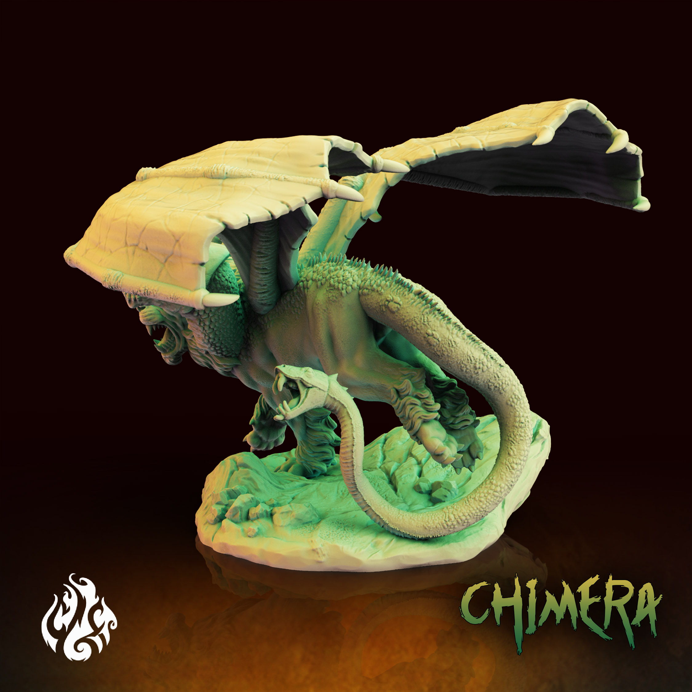 3D file Chimera・3D printer design to download・Cults
