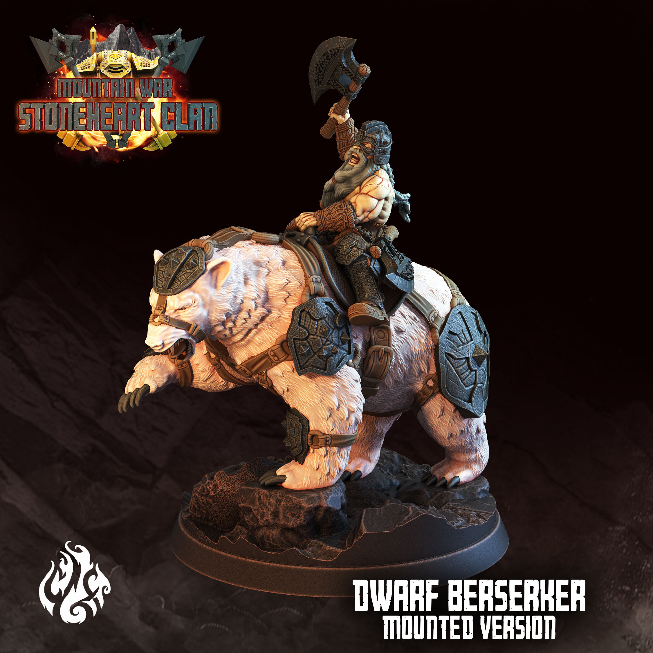 3D file Dwarf Berserkers・3D print model to download・Cults