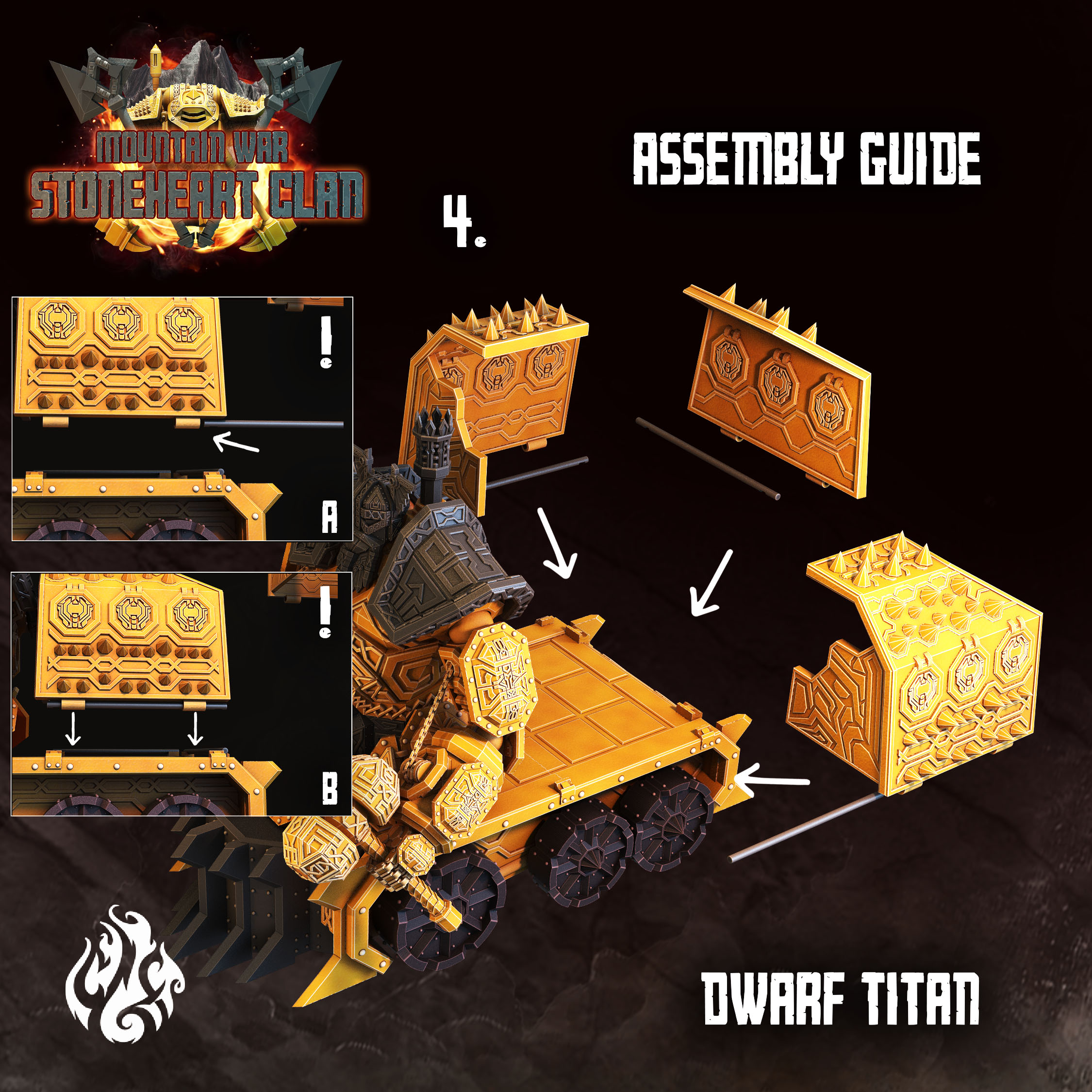 3D file Dwarf Titan・3D printing template to download・Cults