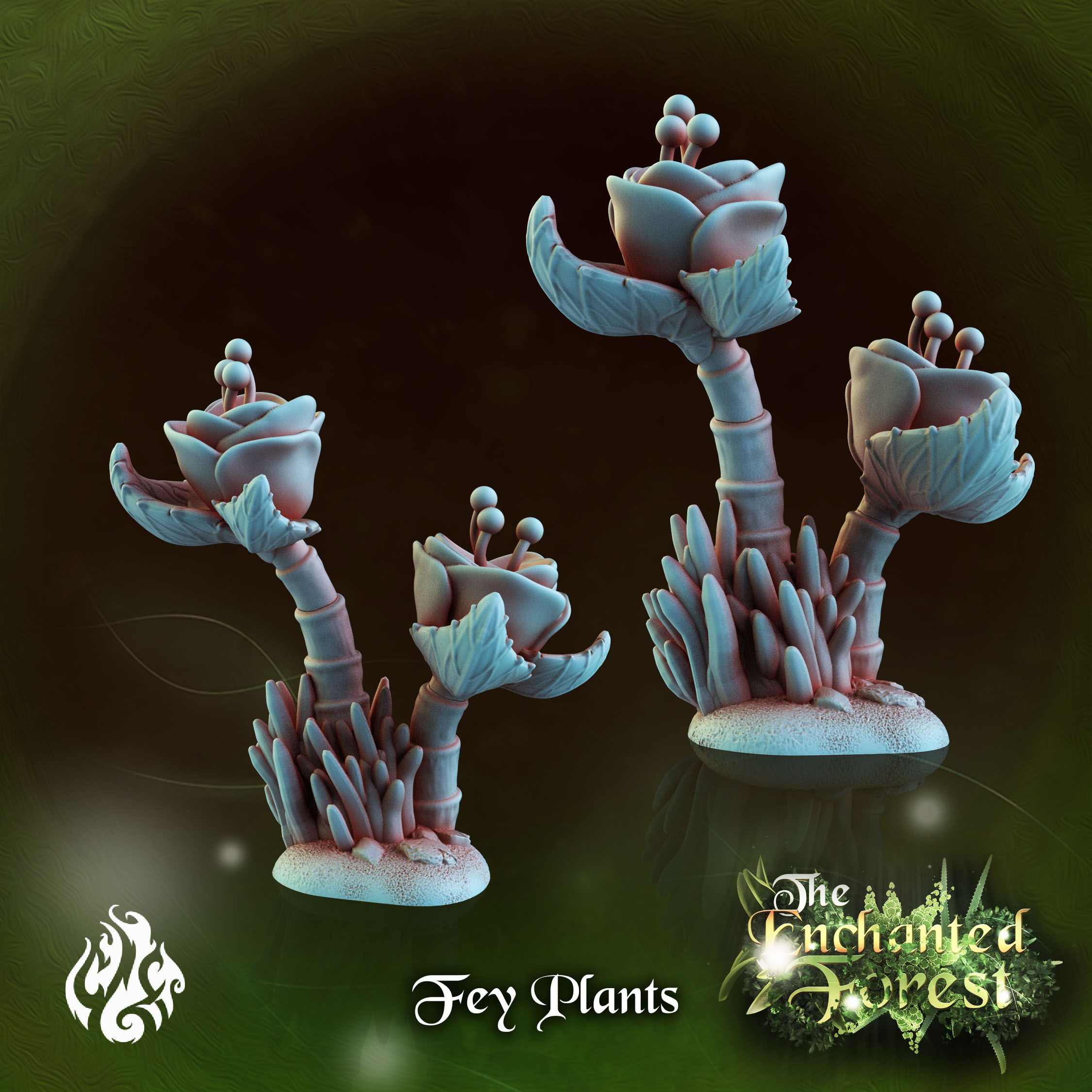 3D file Fey Plants・3D printable model to download・Cults