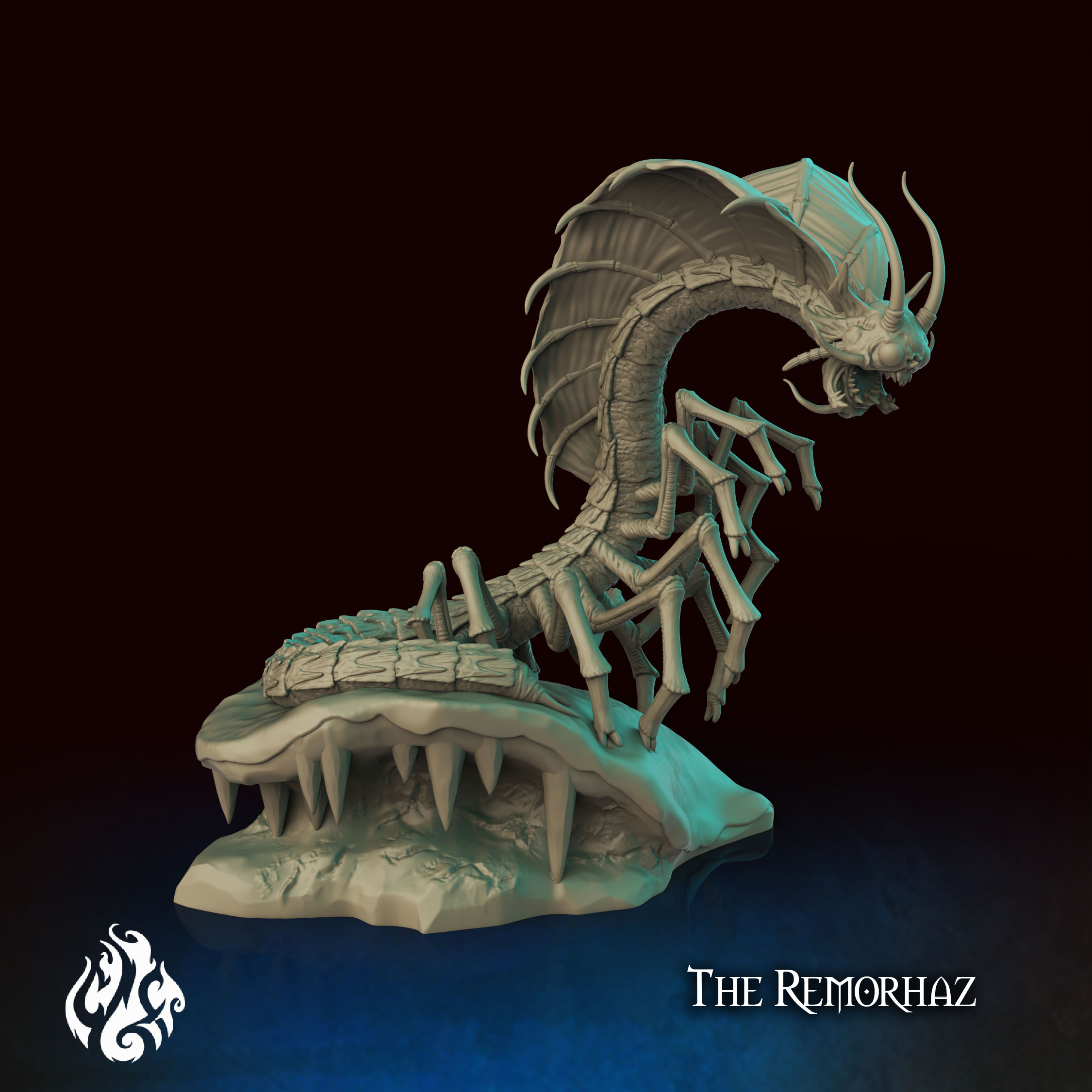 3D file Remorhaz・3D print model to download・Cults
