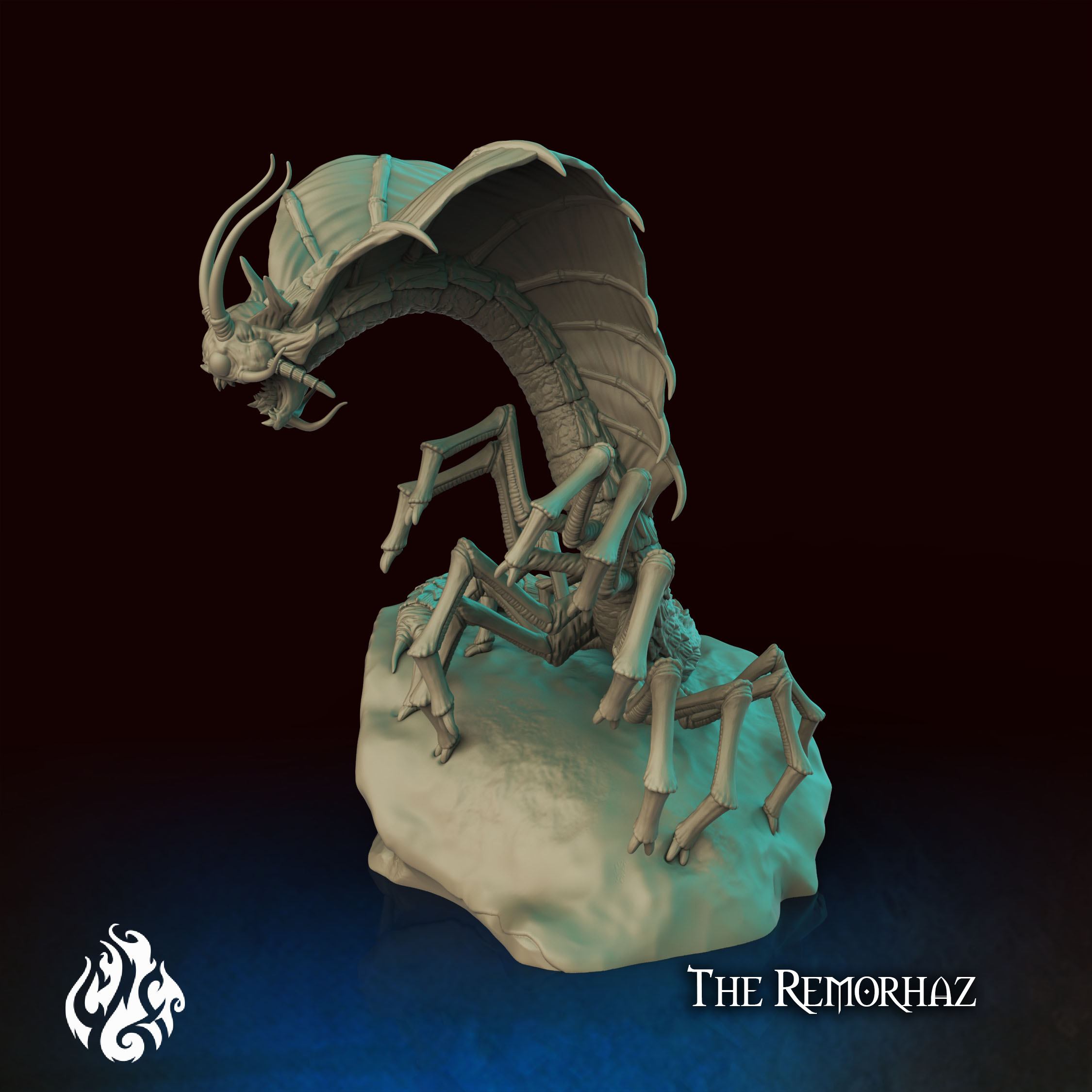 3D file Remorhaz・3D print model to download・Cults