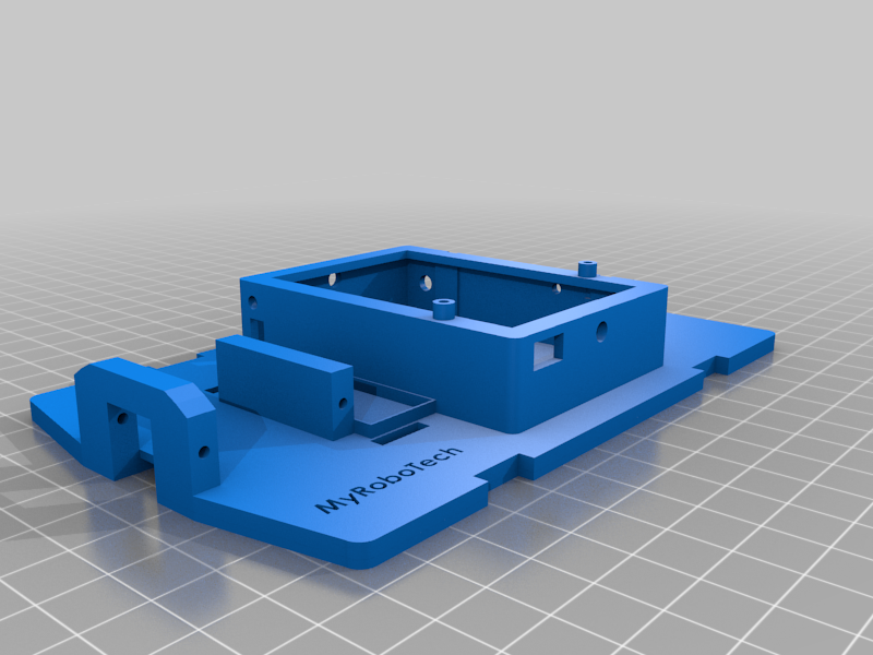 Free 3D file Chasis Robot 4WD・Object to download and to 3D print・Cults