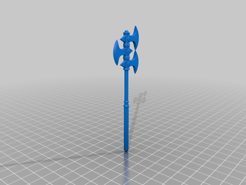 Free OBJ file Rexor's axe, Conan the Barbarian・Template to download and ...