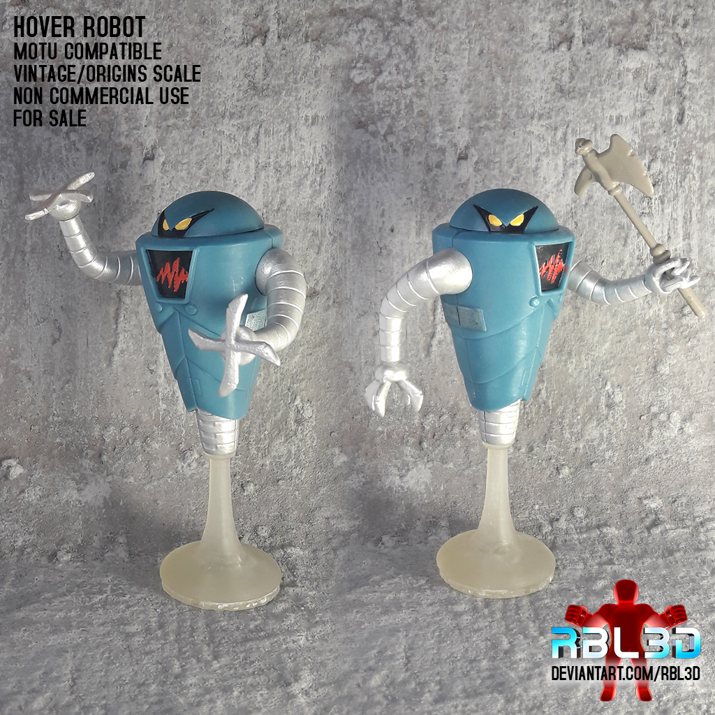 3D file Fully Poseable Motu Hover Robot 🤖・3D printing design to ...