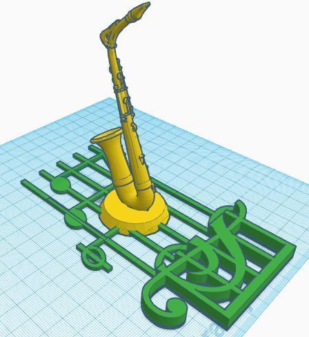 Archivo STL gratis Saxophone Amneris 🎷・Modelo de impresión 3D para ...