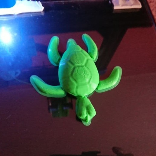 Download free STL file Articulated Turtle - FLEXI PRINT-IN-PLACE • 3D ...