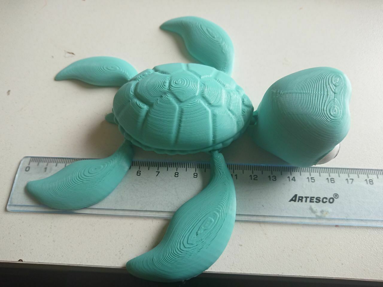 STL file ARTICULATED LITTLE TURTLE - FLEXI PRINT-IN-PLACE ARTICULATED ...