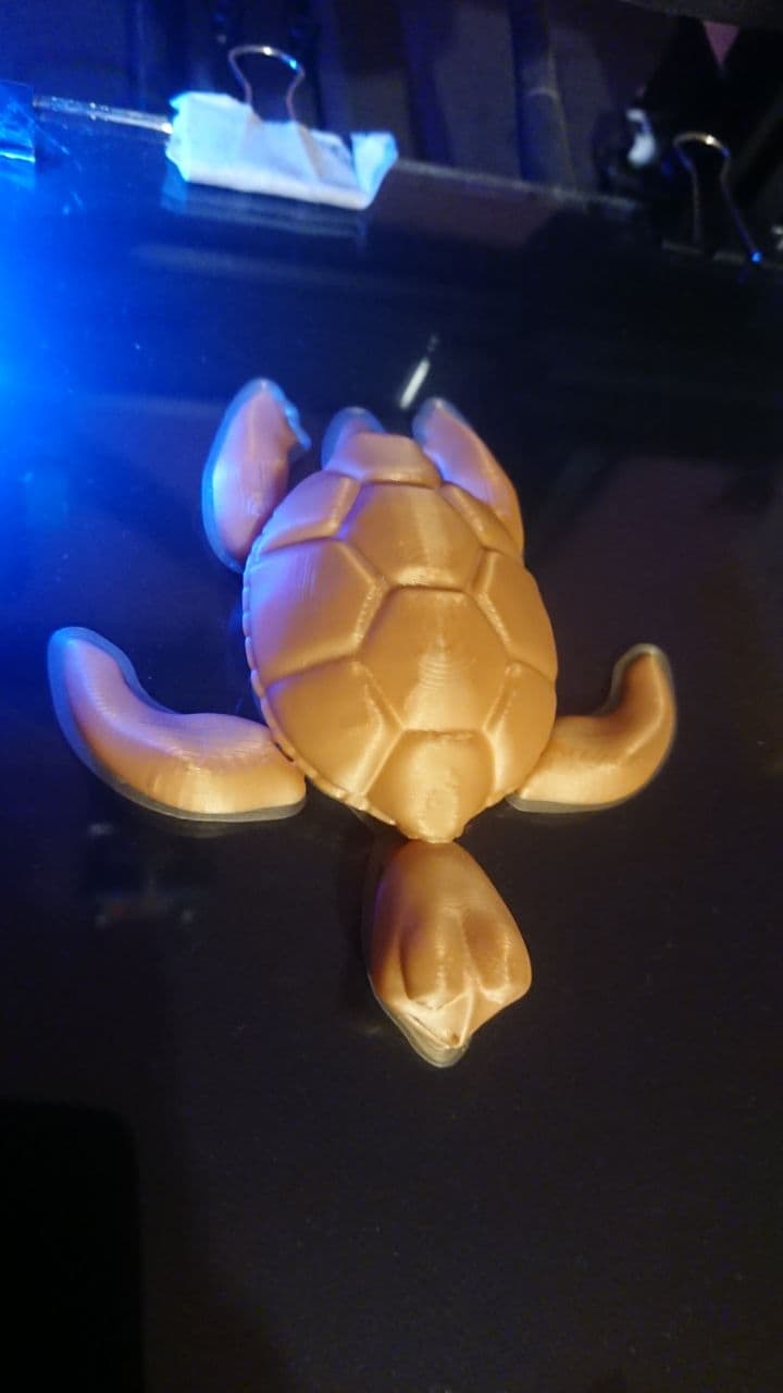 Free STL file Articulated Turtle - Articulated Turtle FLEXI PRINT-IN ...