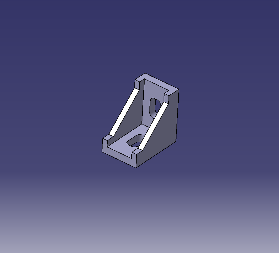 STL file Aluminum Extrusion Profile Corner Angle Bracket 30 Series ...