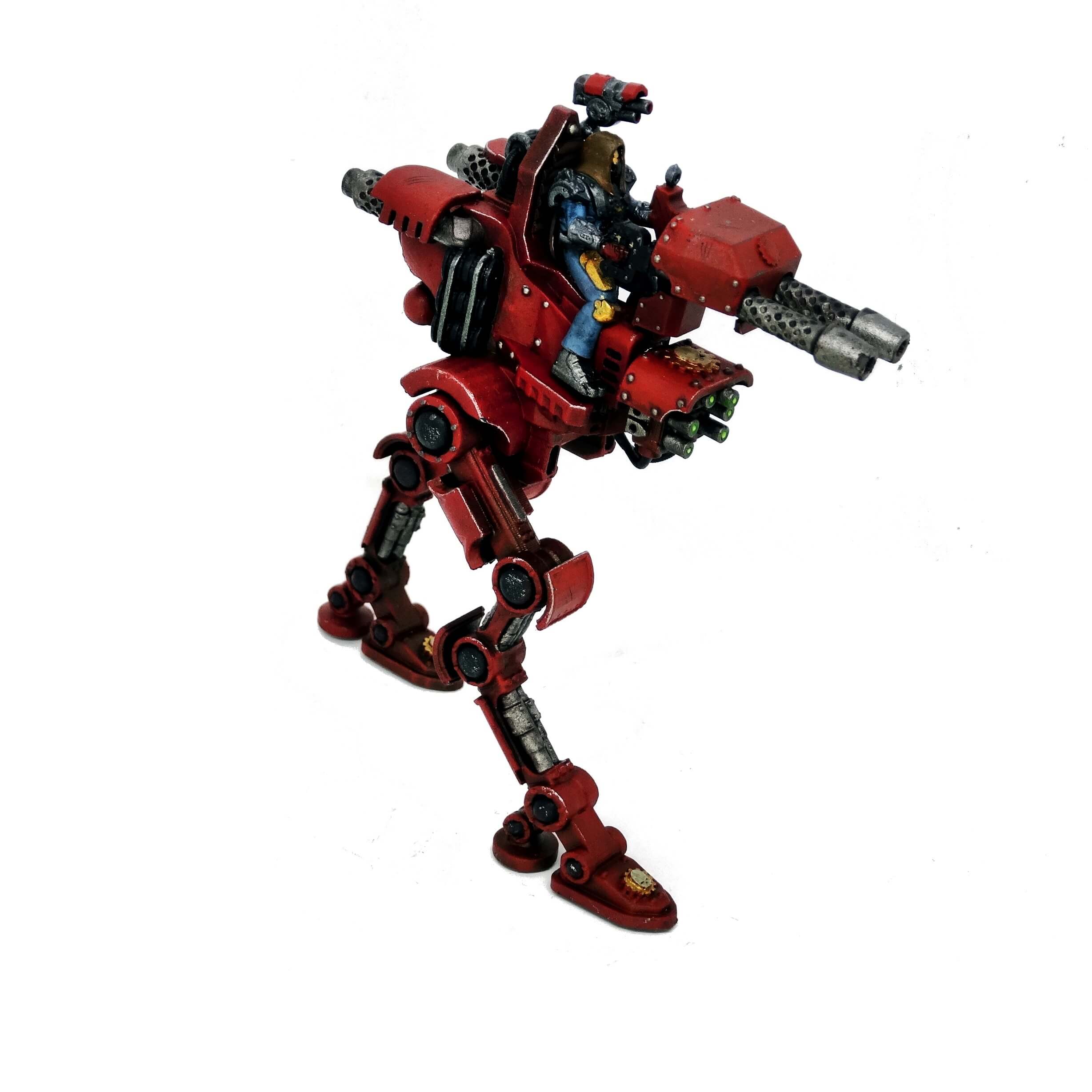 3D file Sand Strider (Walker gun mech with pilot resin miniature) 🔫 ...