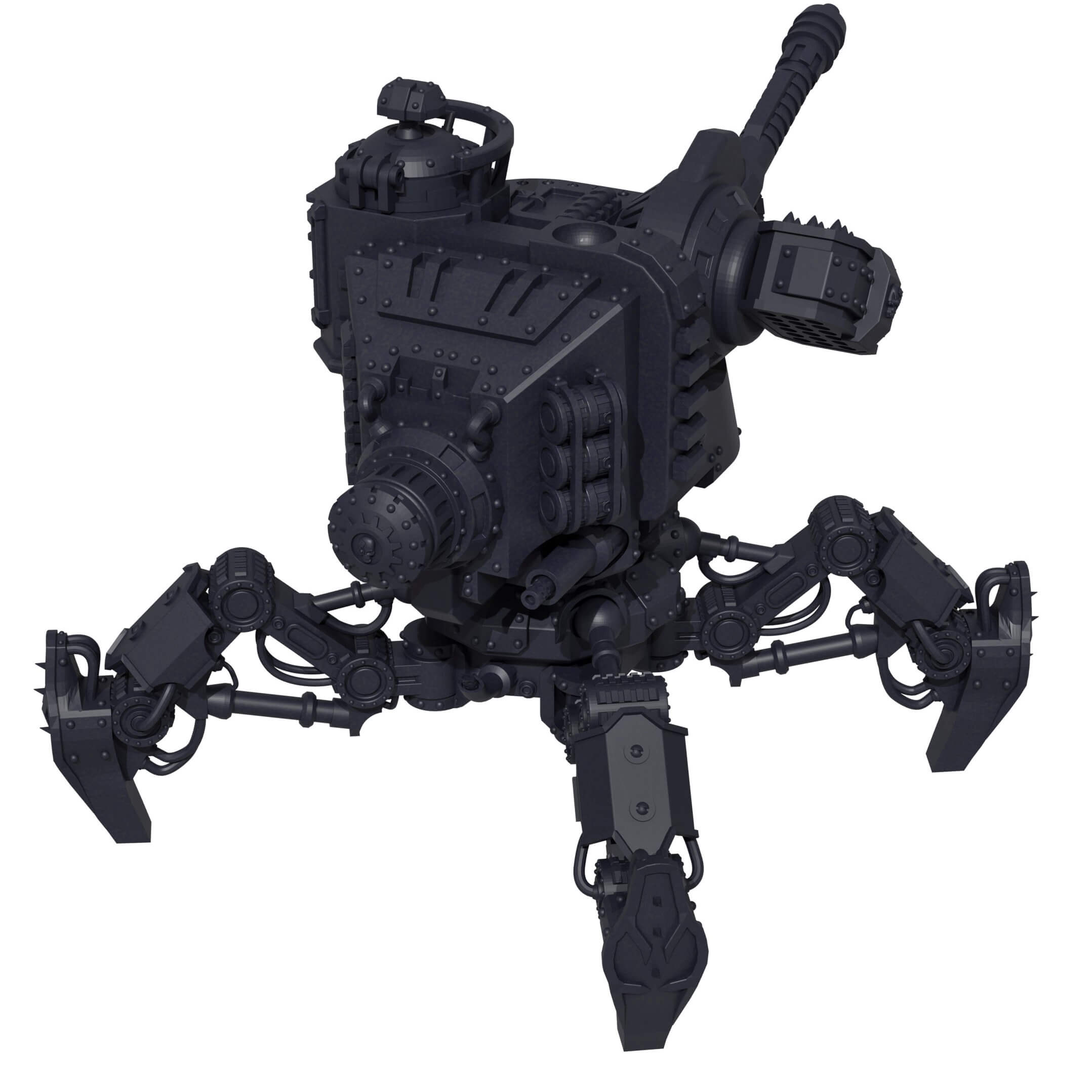 3D file Sand Crawler Tank With Varied Weapon Options (optional magnetic ...